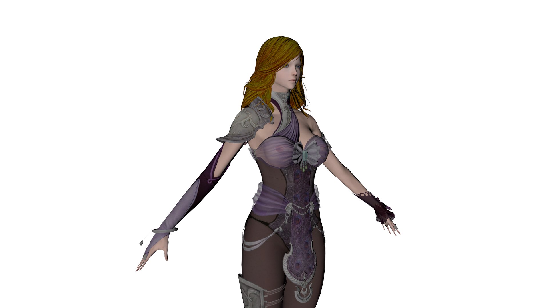 Warrior Woman Model 3D Model - TurboSquid 2368939