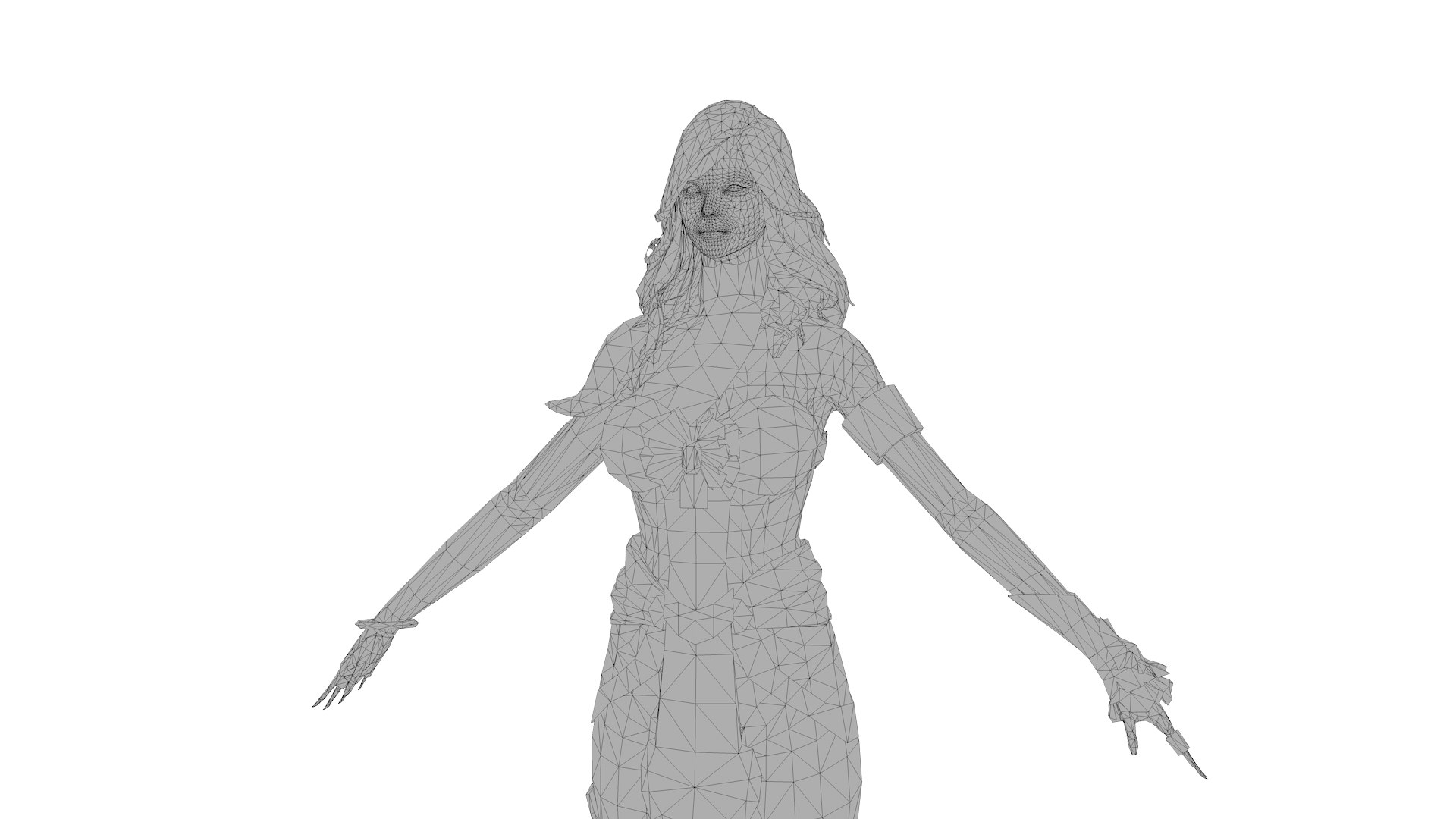 Warrior Woman Model 3D Model - TurboSquid 2368939