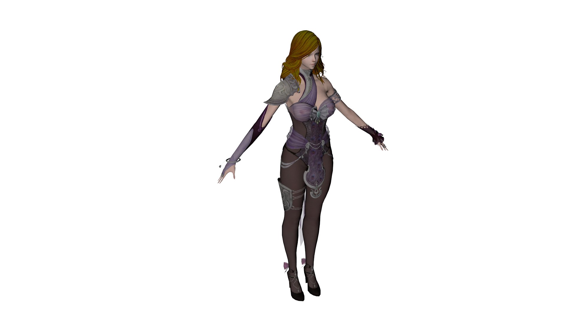Warrior Woman Model 3D Model - TurboSquid 2368939