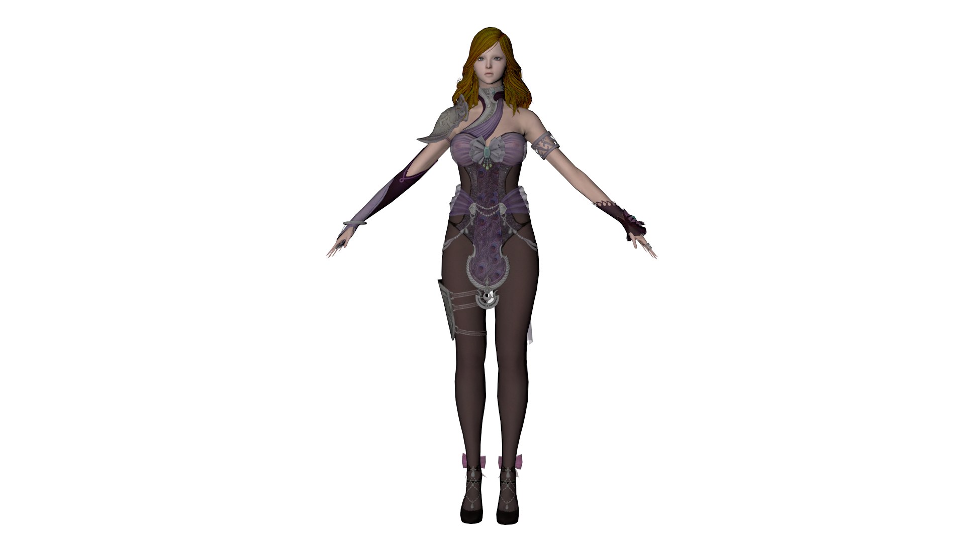 Warrior Woman Model 3D Model - TurboSquid 2368939