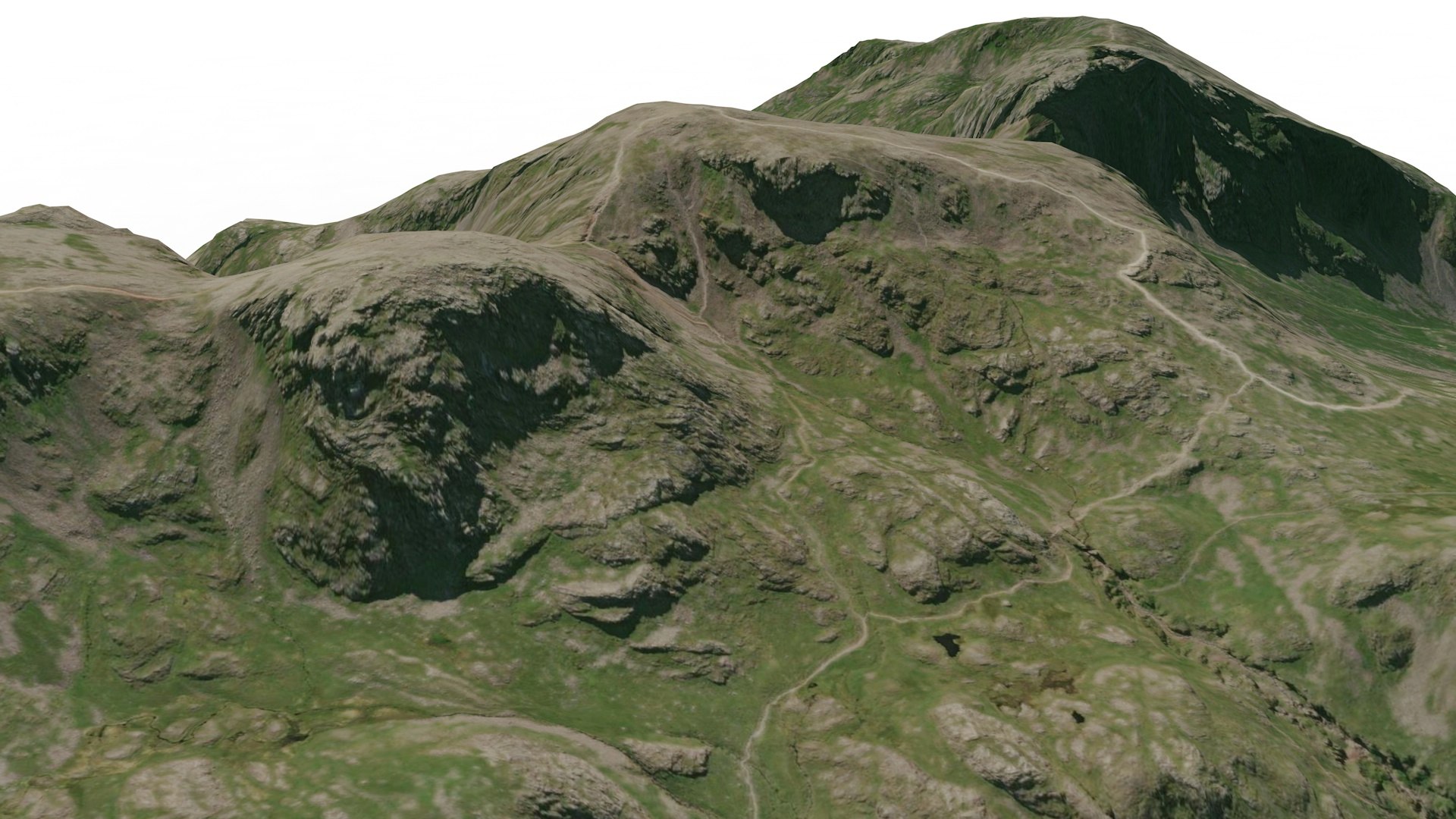 3D Scafell Pike Model - TurboSquid 2059709