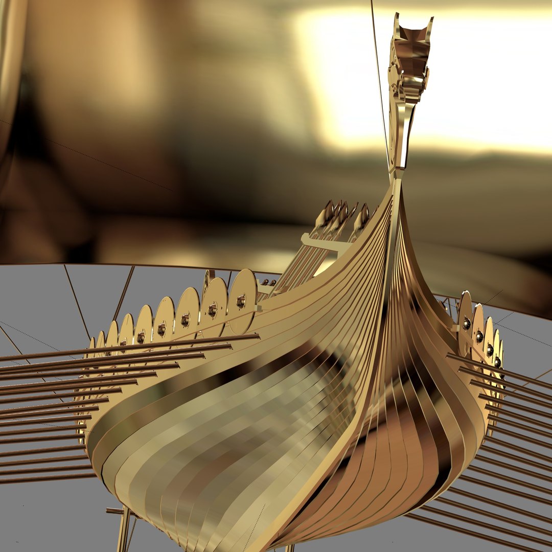 Drakkar Ship Viking Longship 3D Model - TurboSquid 1222305