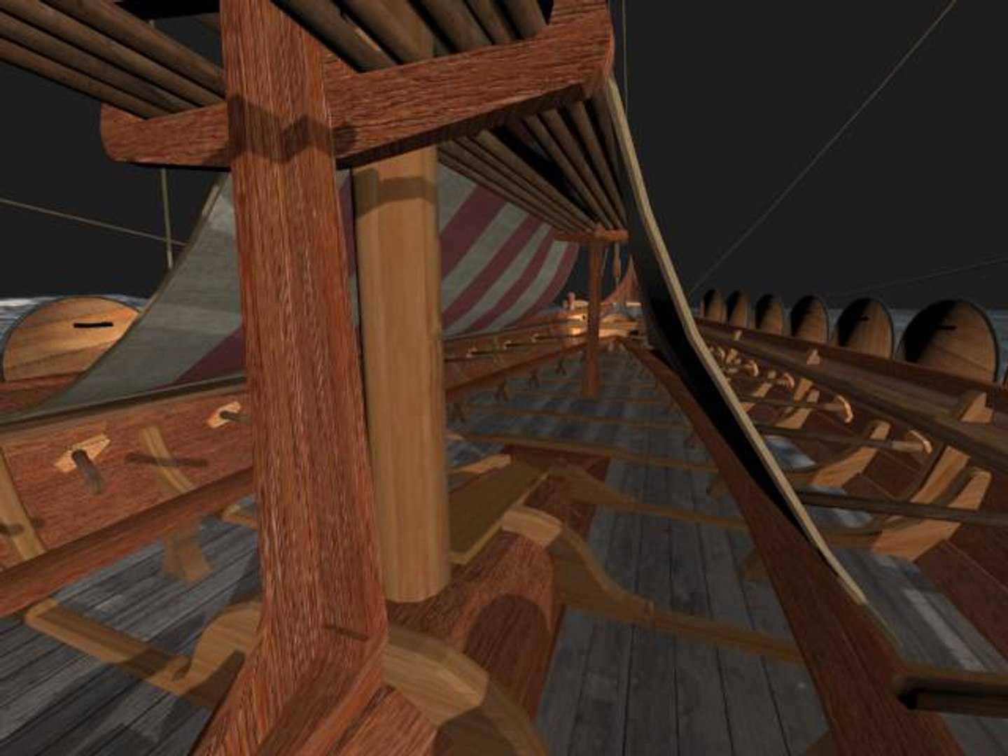 Drakkar Ship Viking Longship 3D Model - TurboSquid 1222305
