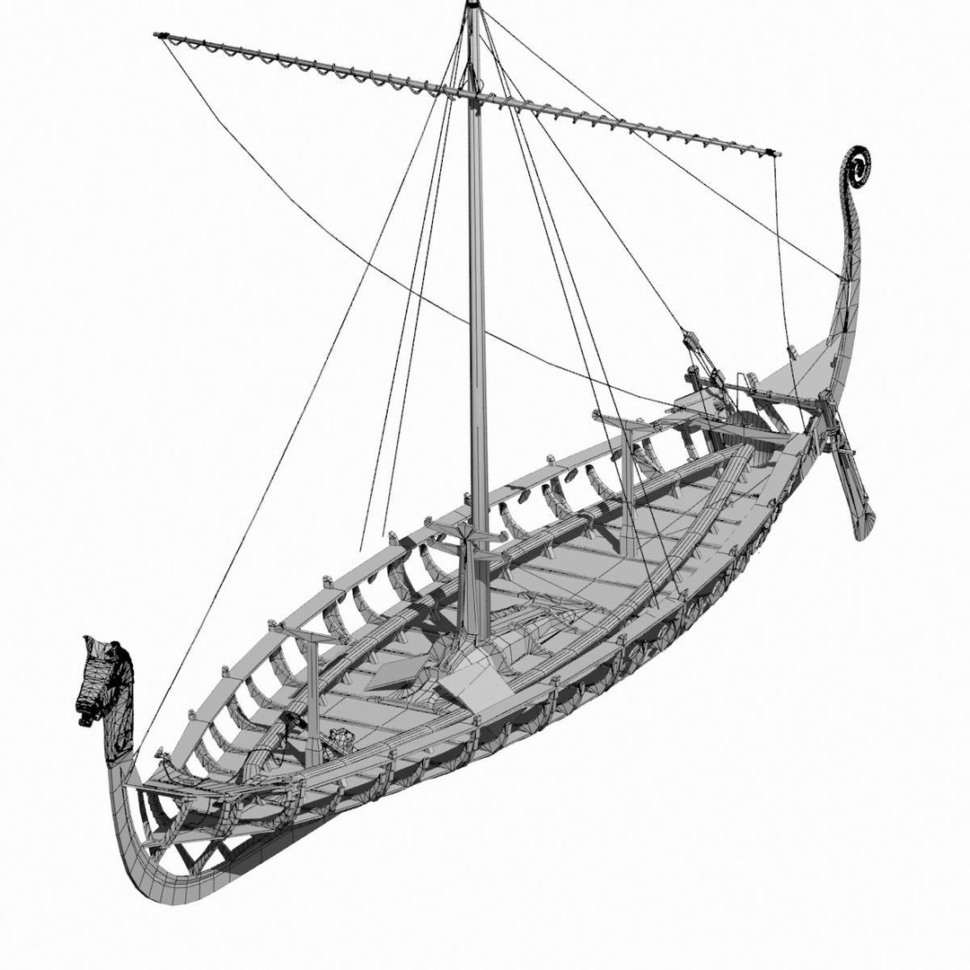 Drakkar Ship Viking Longship 3D Model - TurboSquid 1222305