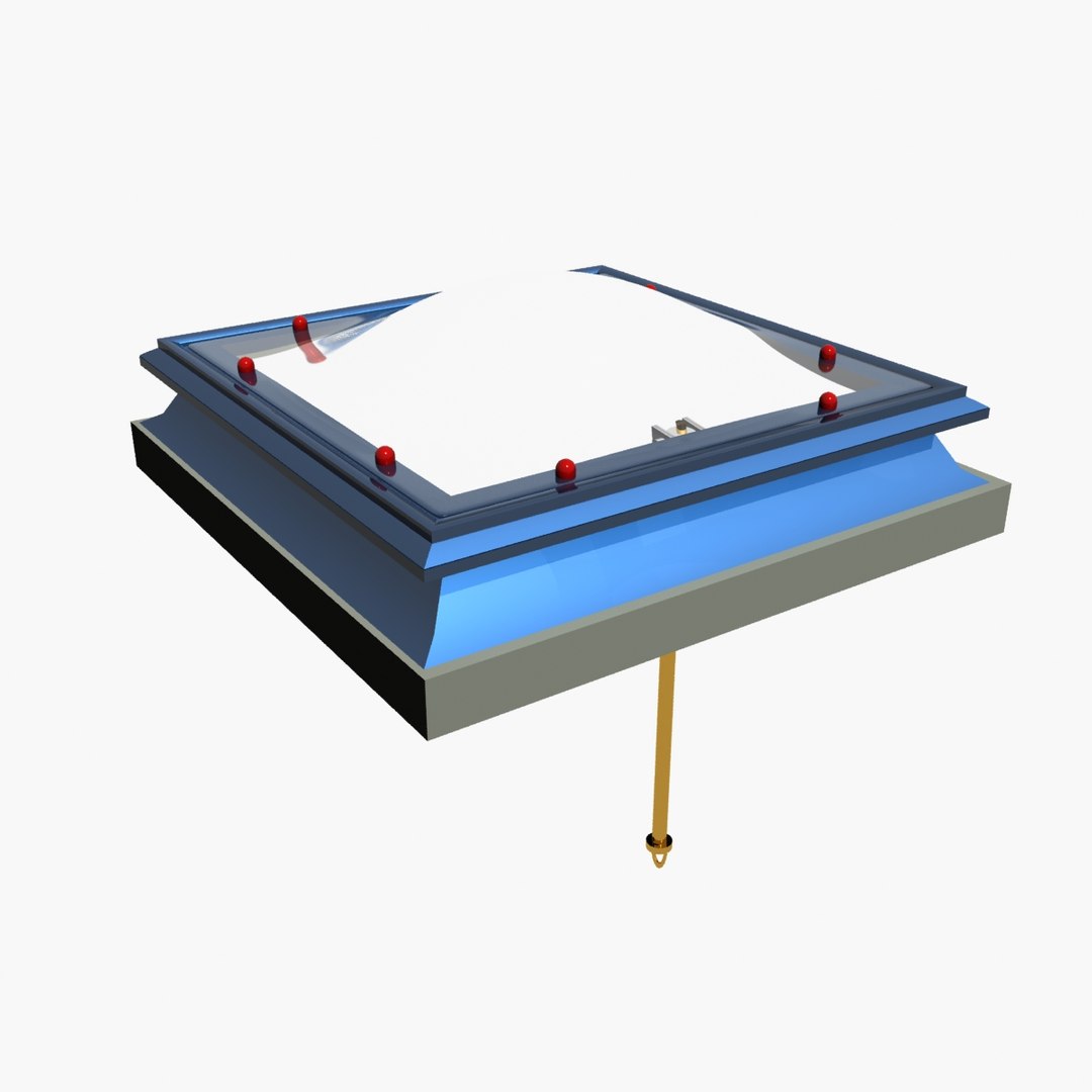 3d Model Roof Access Hatch Dome Light