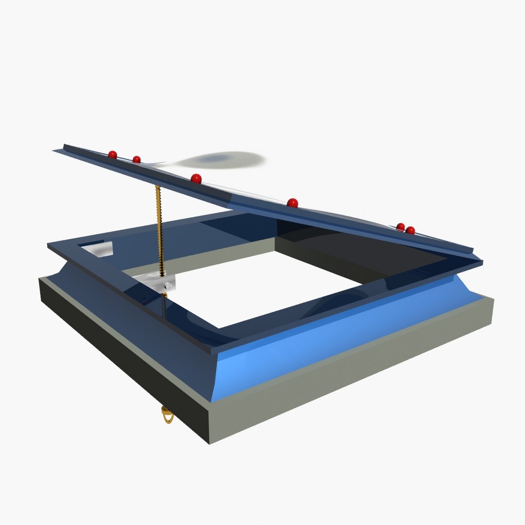 3d Model Roof Access Hatch Dome Light