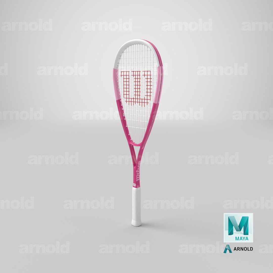 Squash Racquet 05 3D Model - TurboSquid 2059473