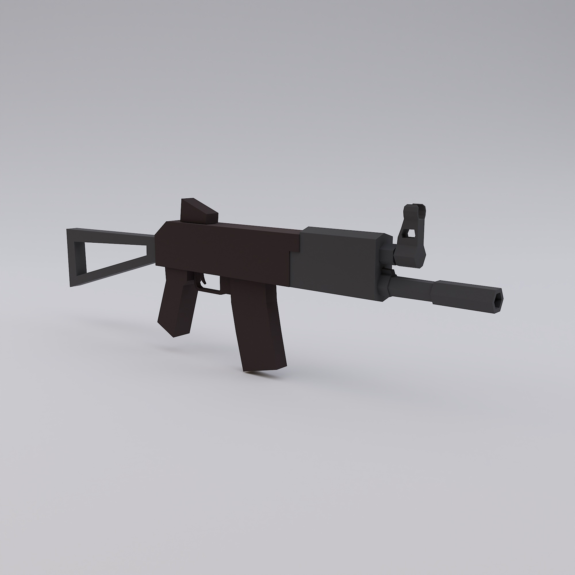 OTS 12 TISS assault rifle gun 3D model - TurboSquid 1993077
