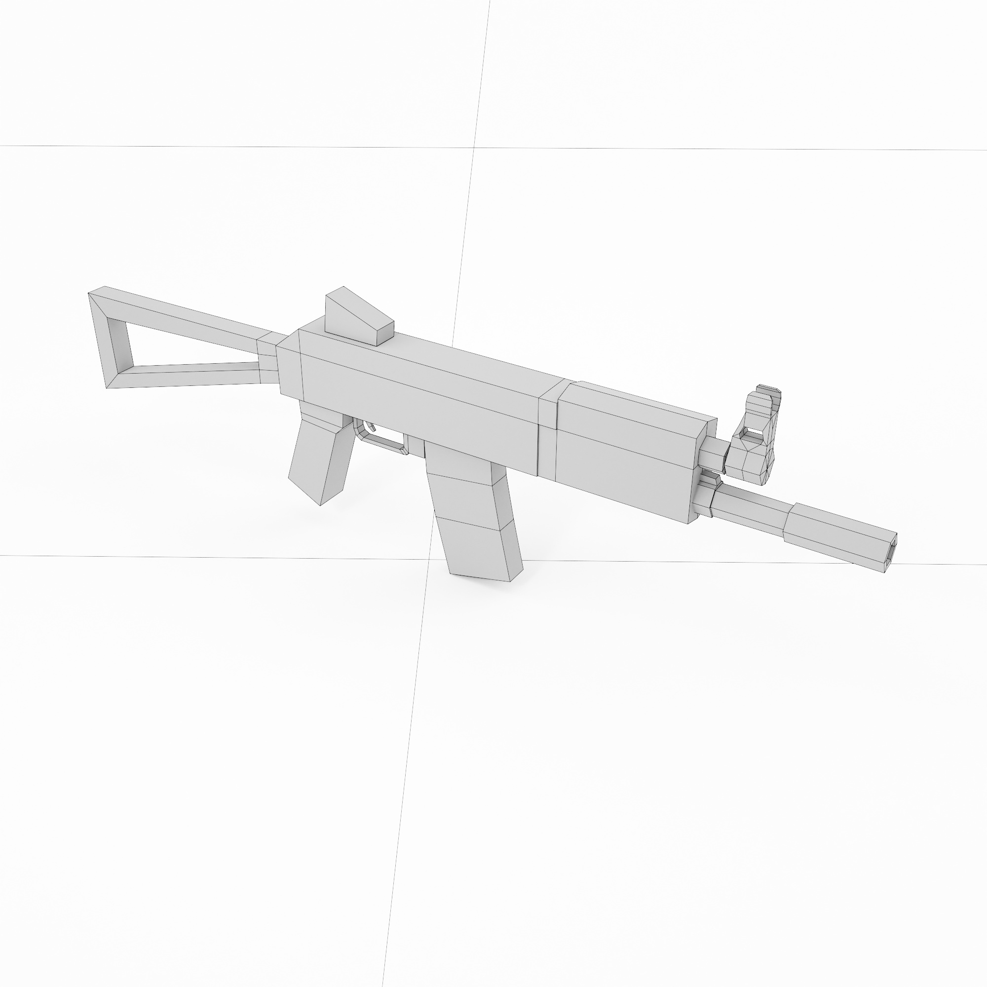OTS 12 TISS assault rifle gun 3D model - TurboSquid 1993077