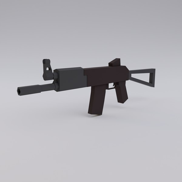 OTS 12 TISS assault rifle gun 3D model - TurboSquid 1993077