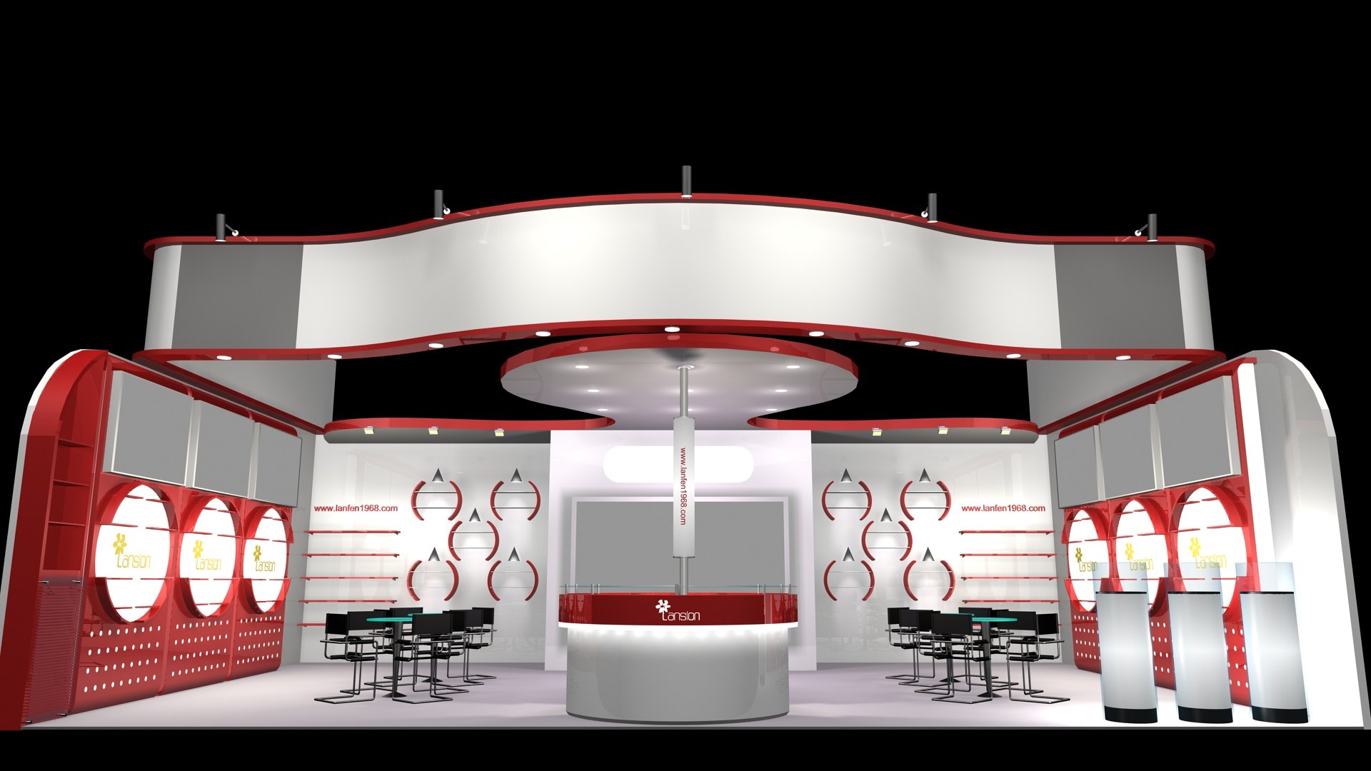 One side open stand 3D model - TurboSquid 1991455