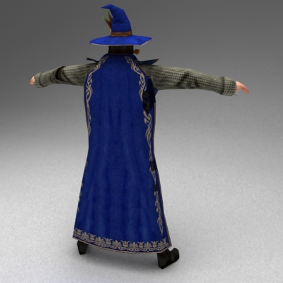 3d Rigged Wizard