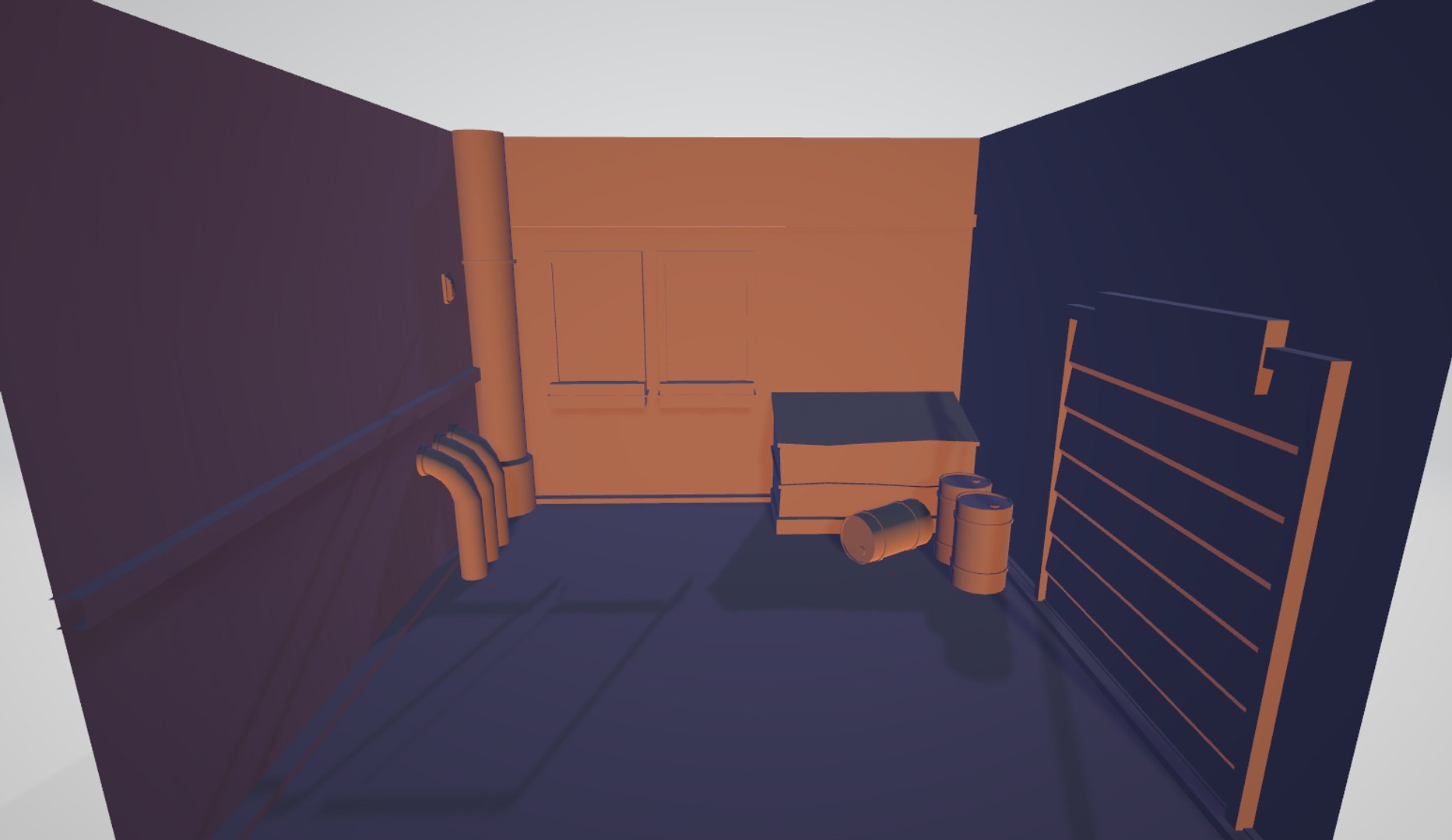 3D Alley Backdrop - Neon Model - TurboSquid 1692865