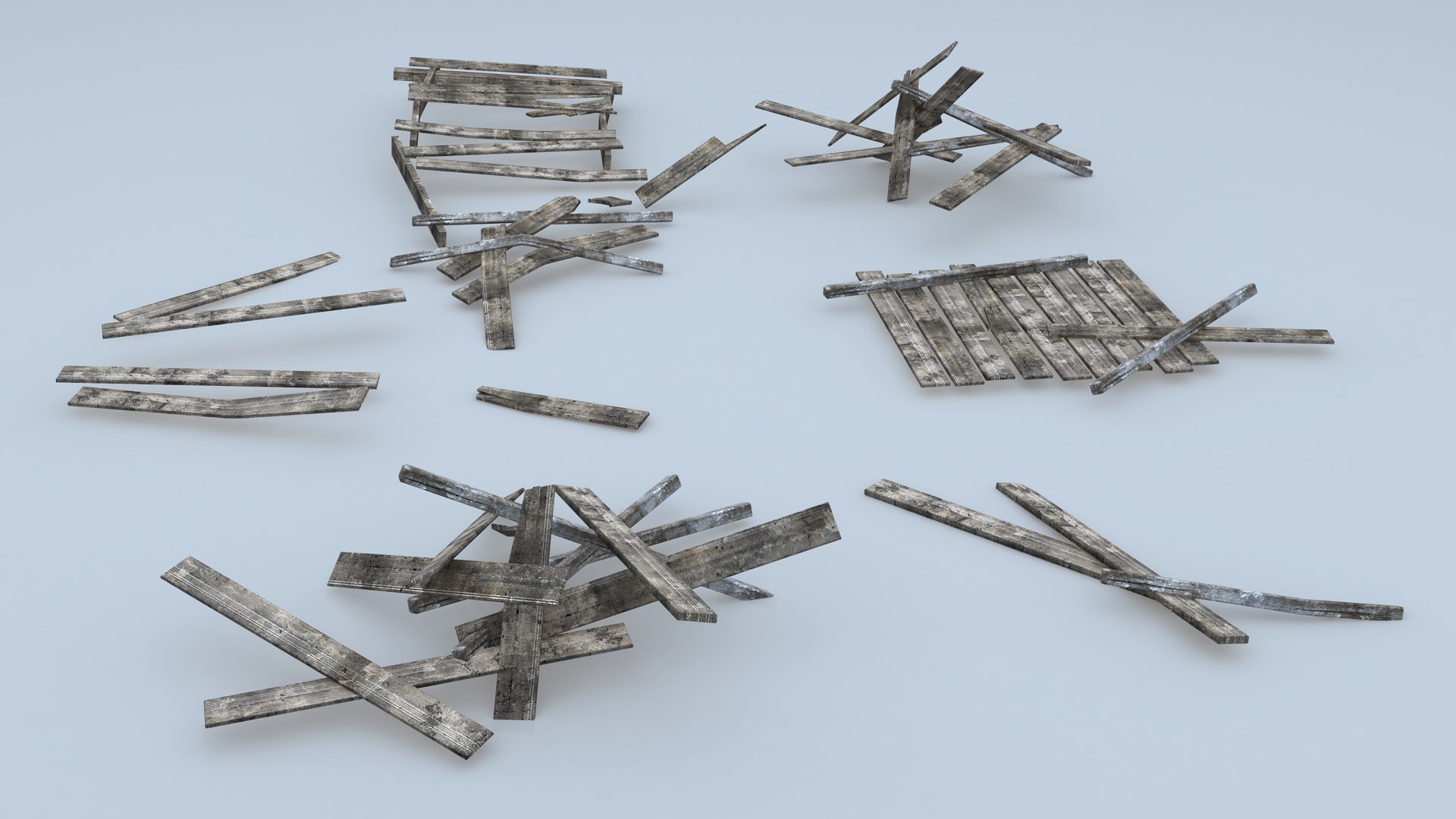 3D Wooden Debris Model - TurboSquid 1462514