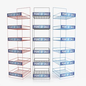 3D display rack model - TurboSquid 1372963