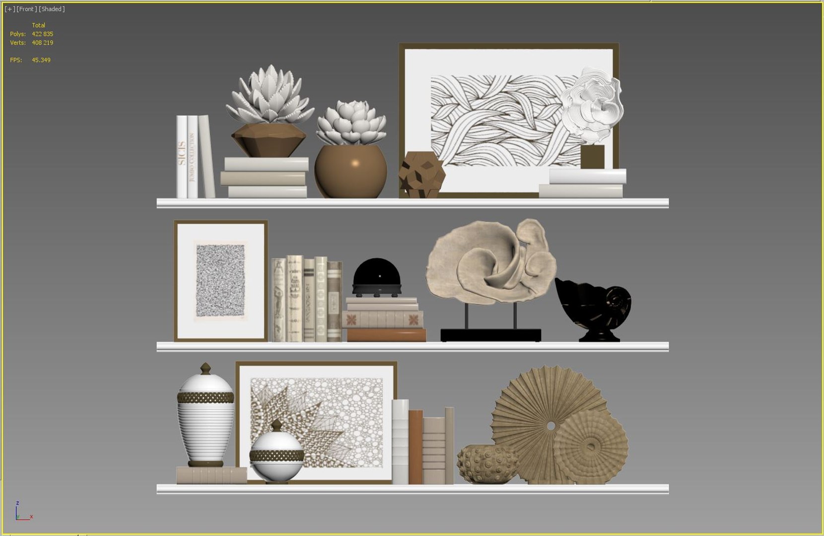 Decor Set 162 3d Model Turbosquid 1968404