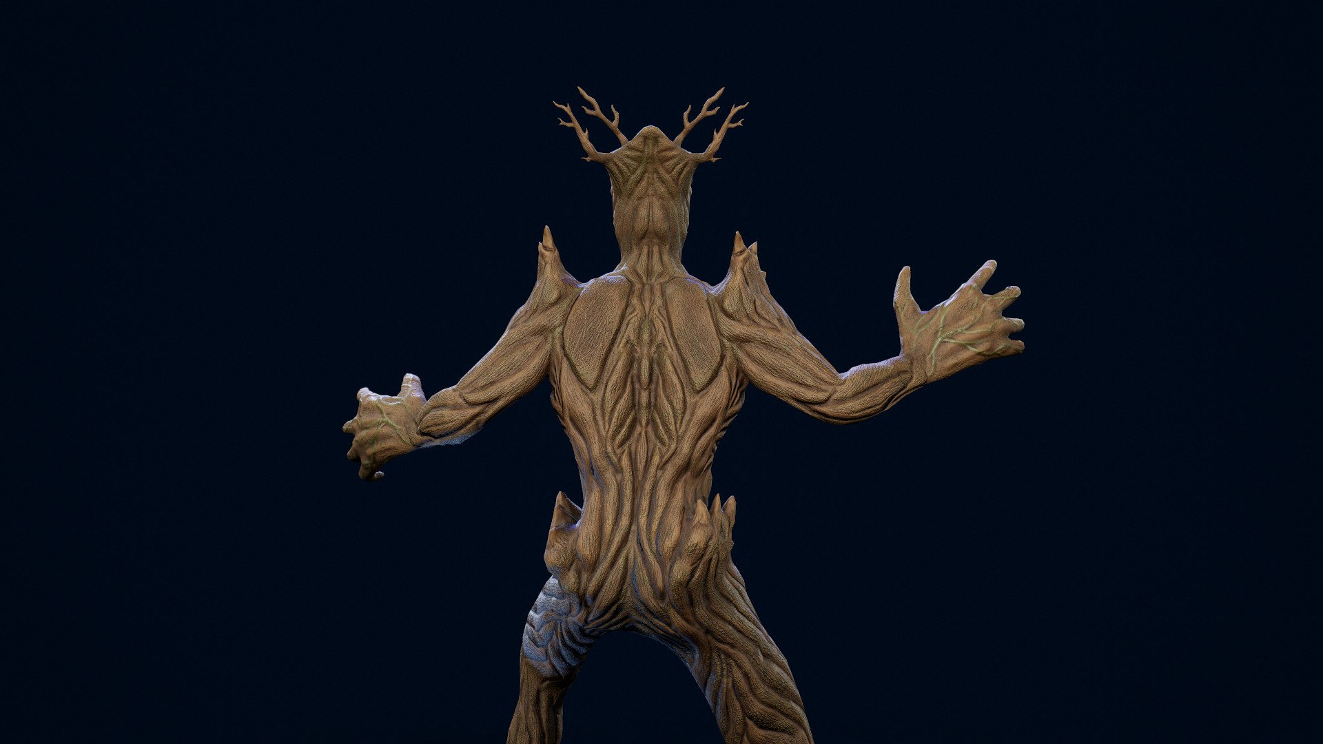 Wood Monster Model - TurboSquid 2186786