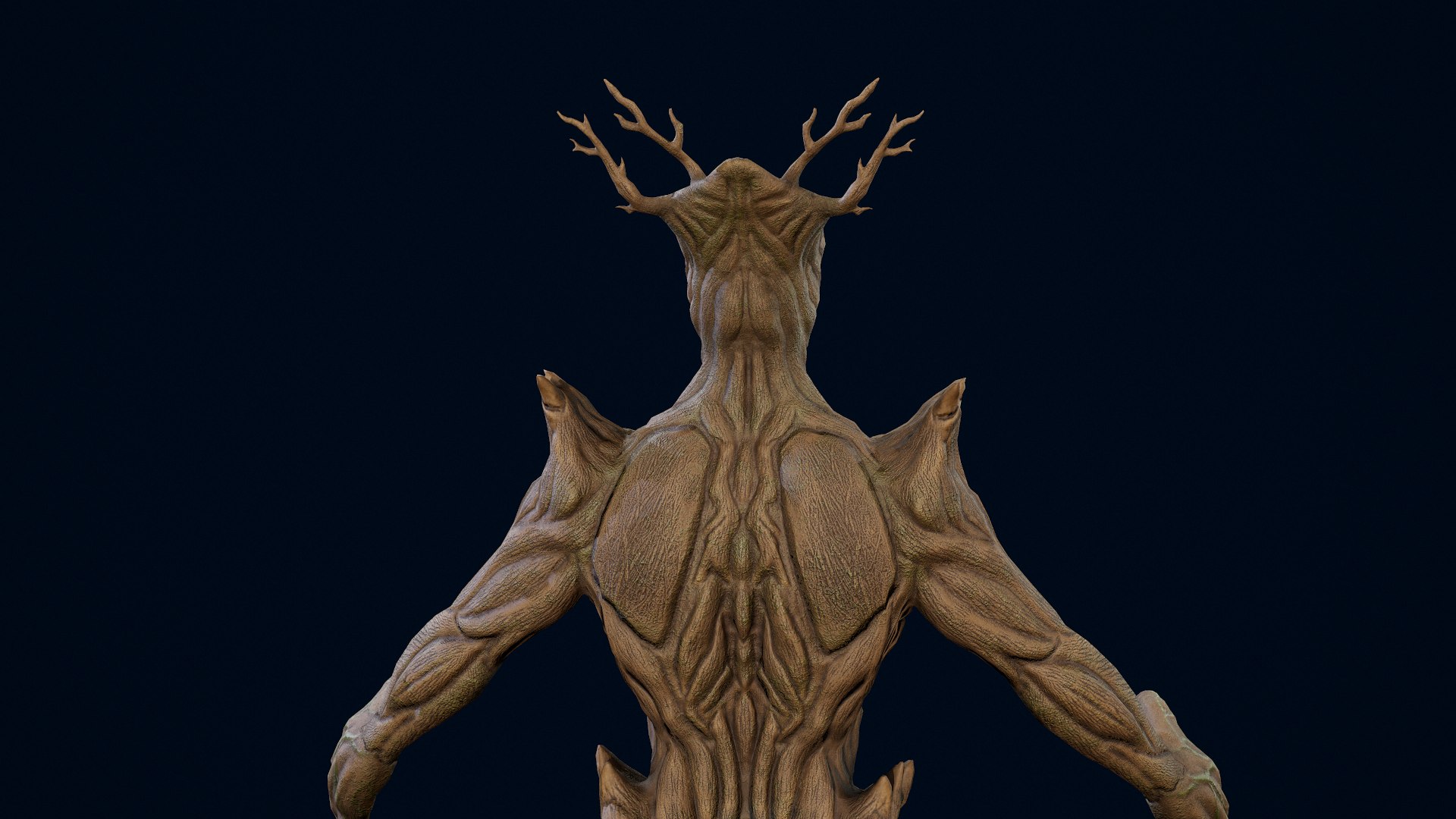 Wood Monster Model - TurboSquid 2186786
