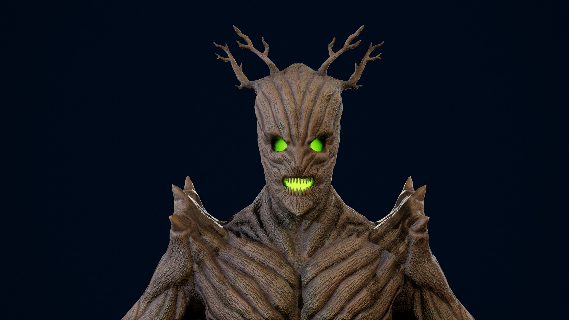 Wood Monster Model - TurboSquid 2186786