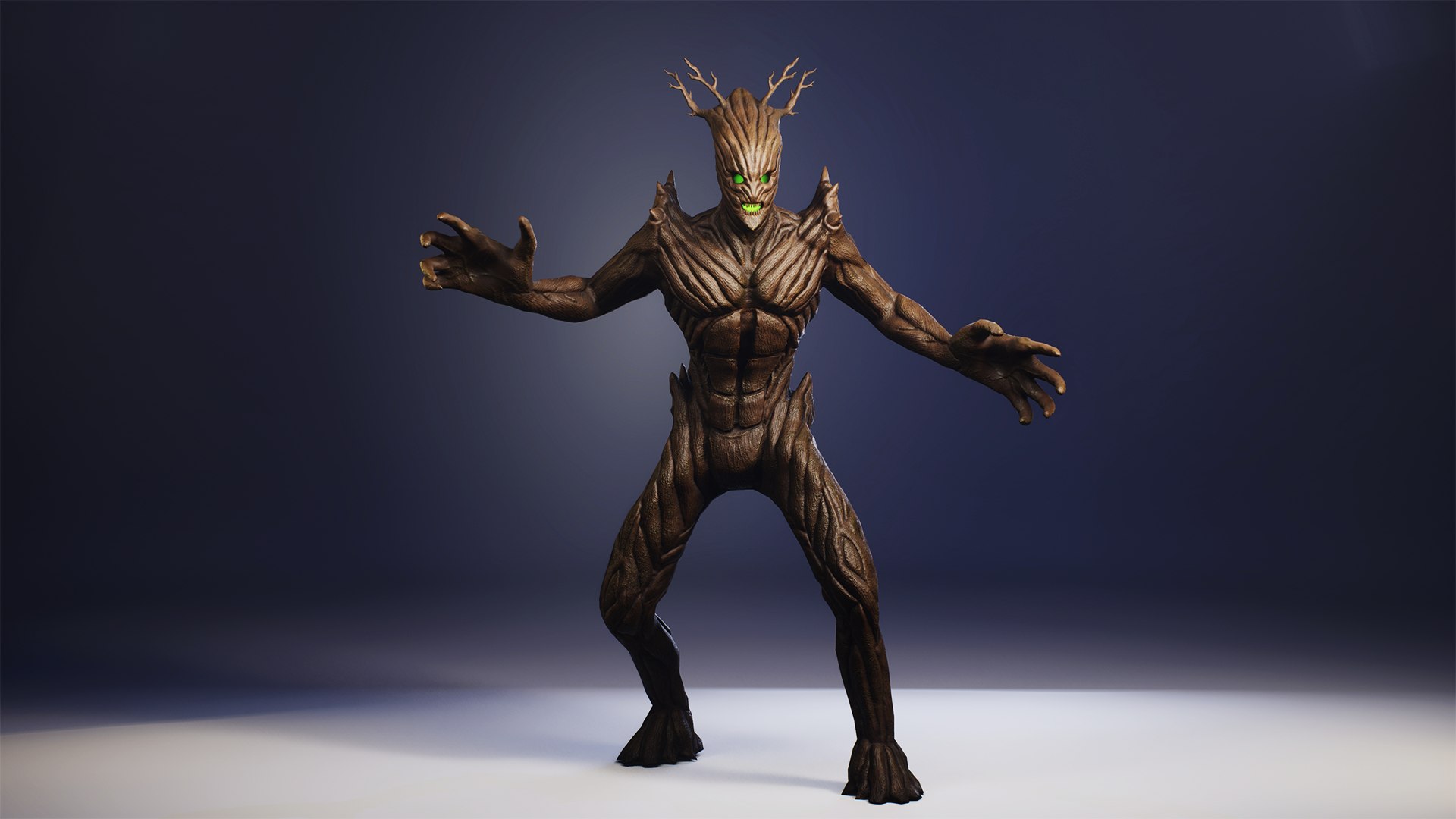 Wood Monster Model - TurboSquid 2186786