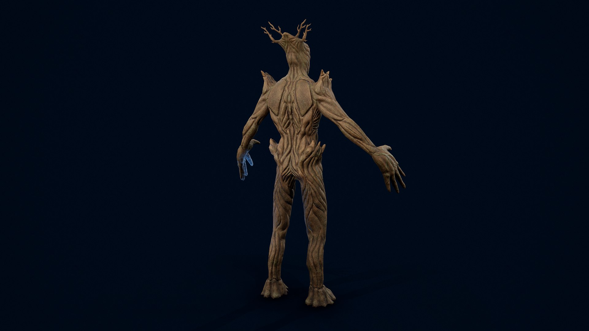 Wood Monster Model - TurboSquid 2186786