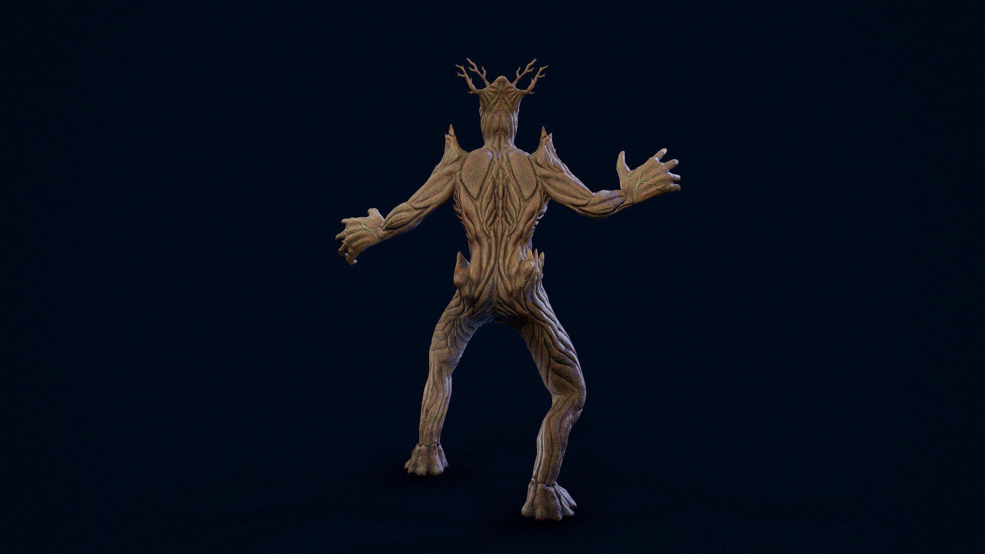Wood Monster Model - TurboSquid 2186786