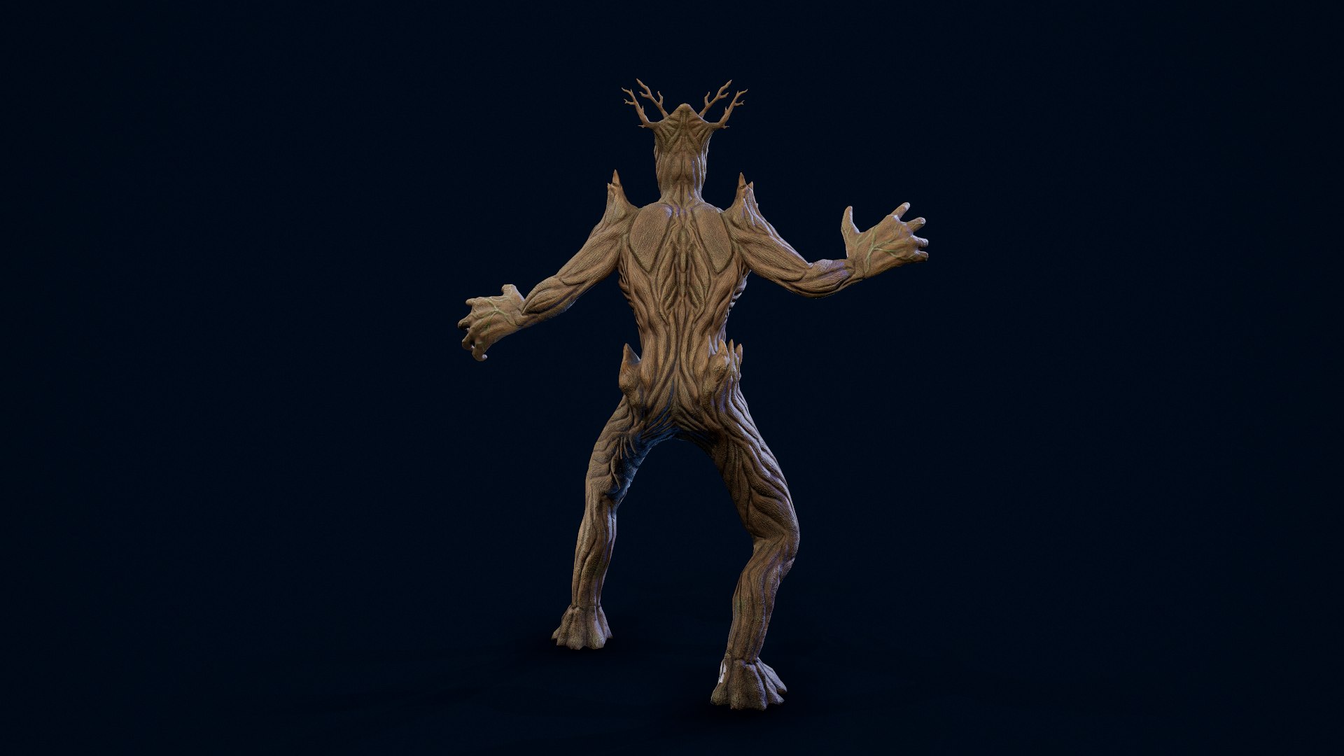 Wood Monster Model - TurboSquid 2186786