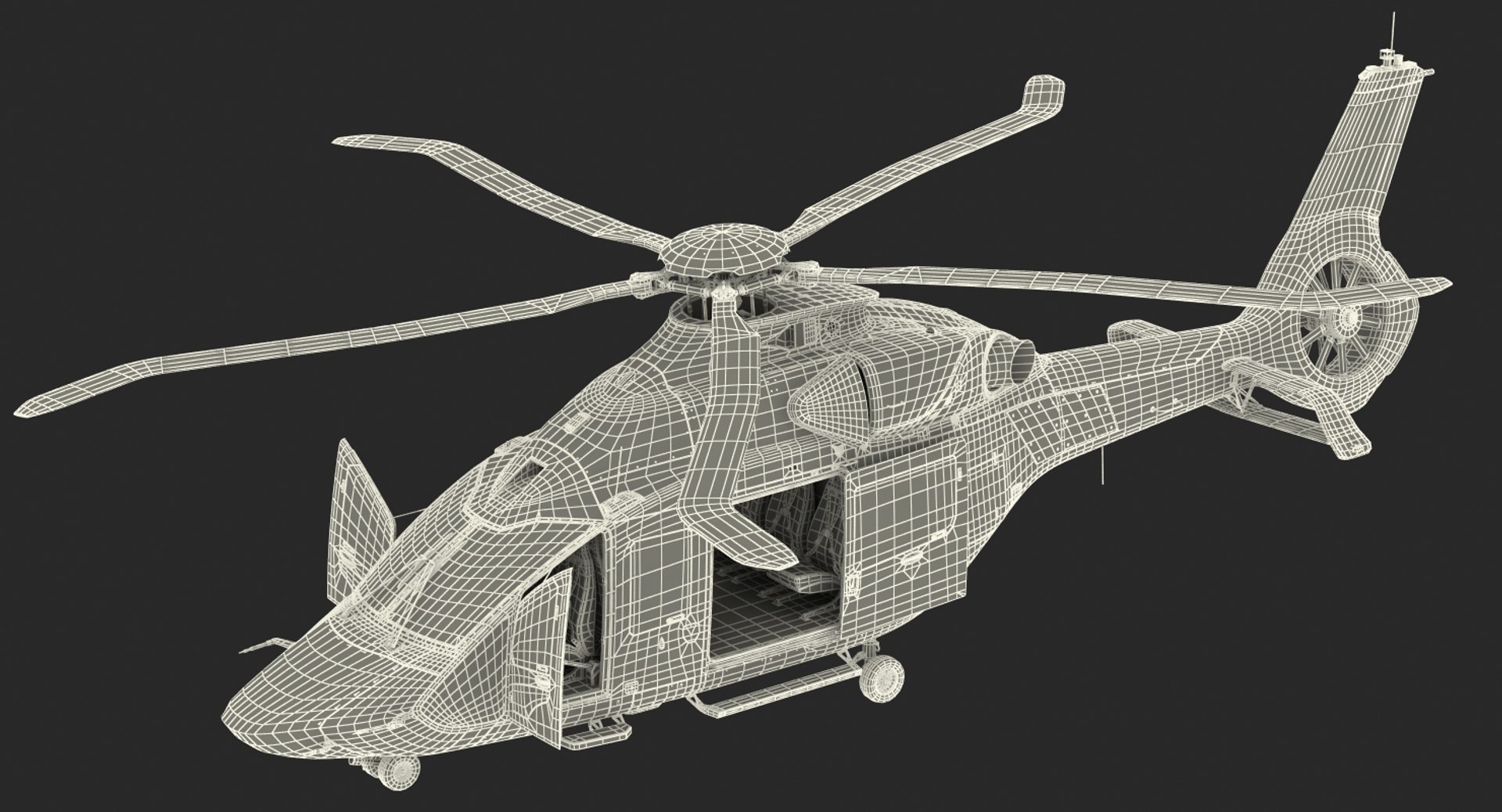 3D model airbus h160 air - TurboSquid 1366937