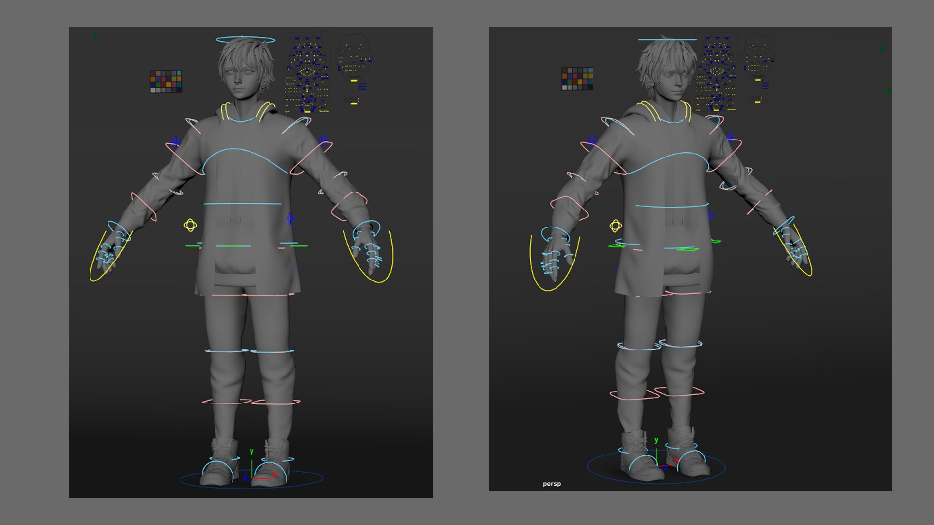 3D Model Civilian Anime 3d Character With RIG - TurboSquid 2236056