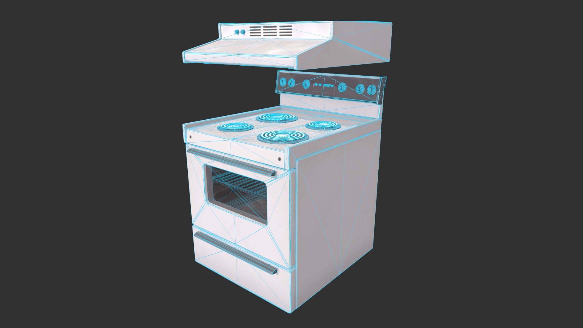 Range Oven 3D Model - TurboSquid 2089265