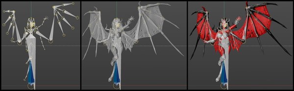 modelo 3d Demonio femenino - Súcubo - TurboSquid 2184492