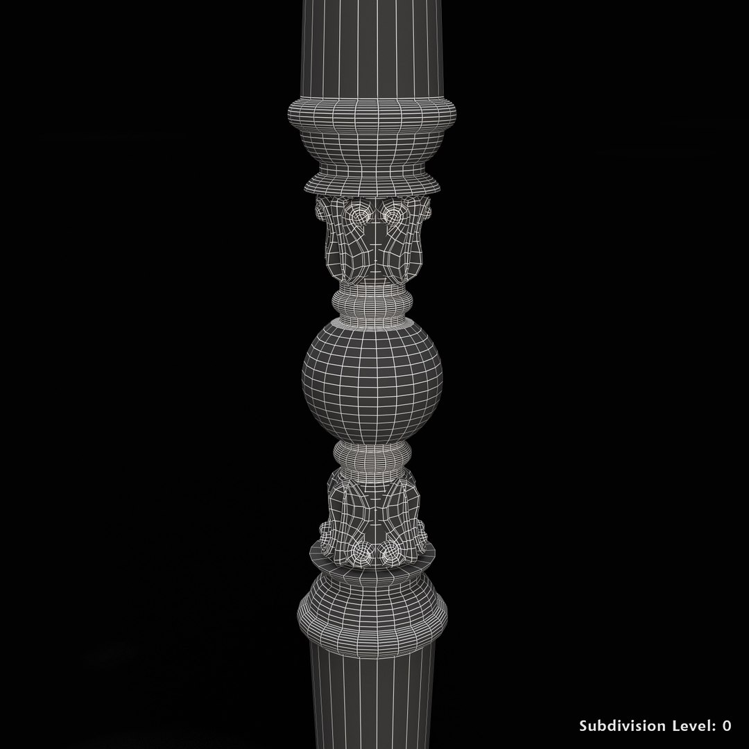 High-quality Baluster 3D Model - TurboSquid 1247844