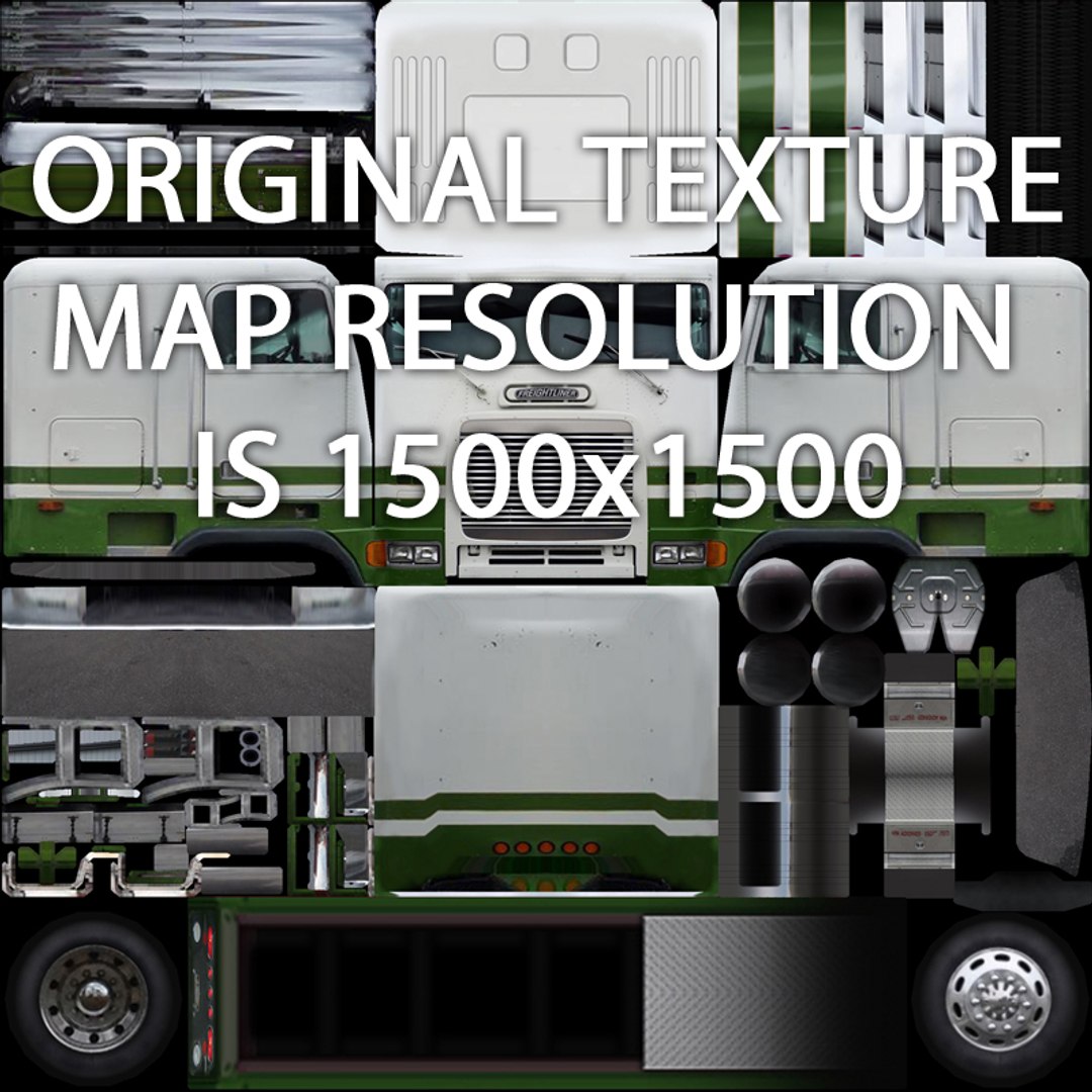 Freightliner Flb Model - TurboSquid 1192622