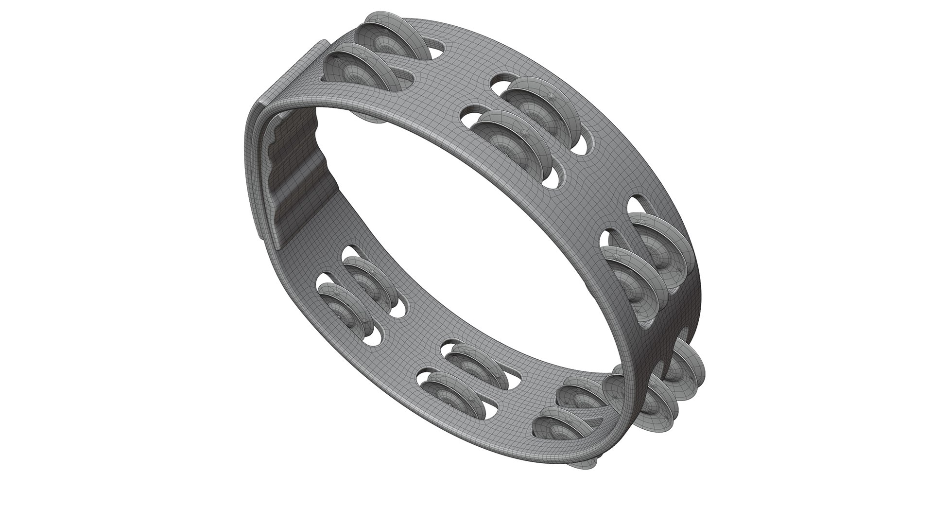 3D Pearl Headless Tambourine - TurboSquid 1988022