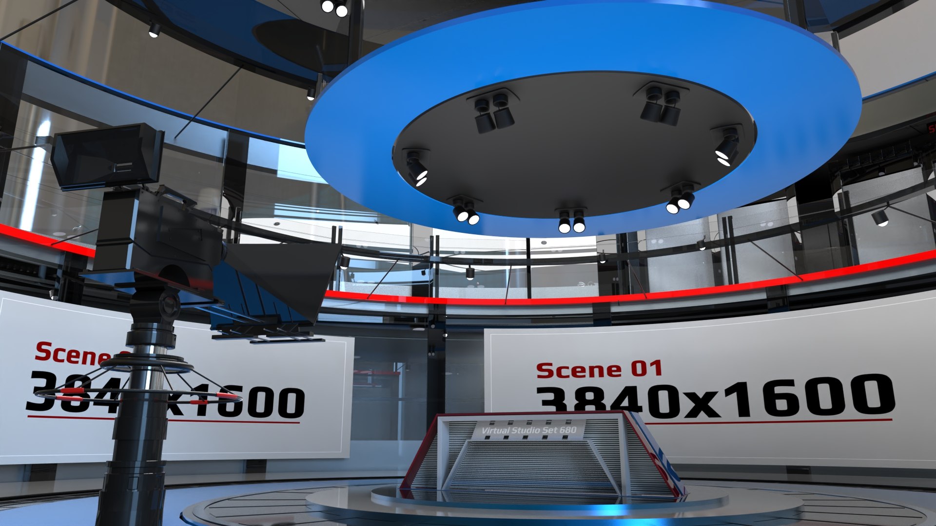 Virtual Studio Set 680 3D - TurboSquid 1759941