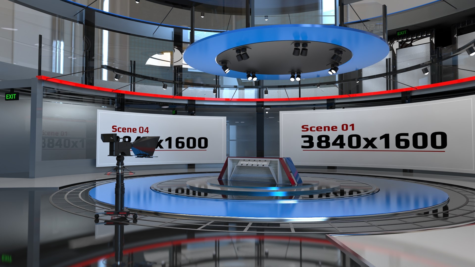 Virtual Studio Set 680 3D - TurboSquid 1759941