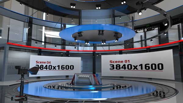 Virtual Studio Set 680 3D - TurboSquid 1759941