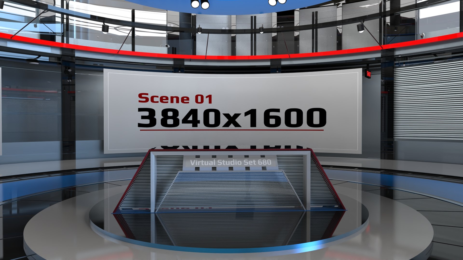 Virtual Studio Set 680 3D - TurboSquid 1759941