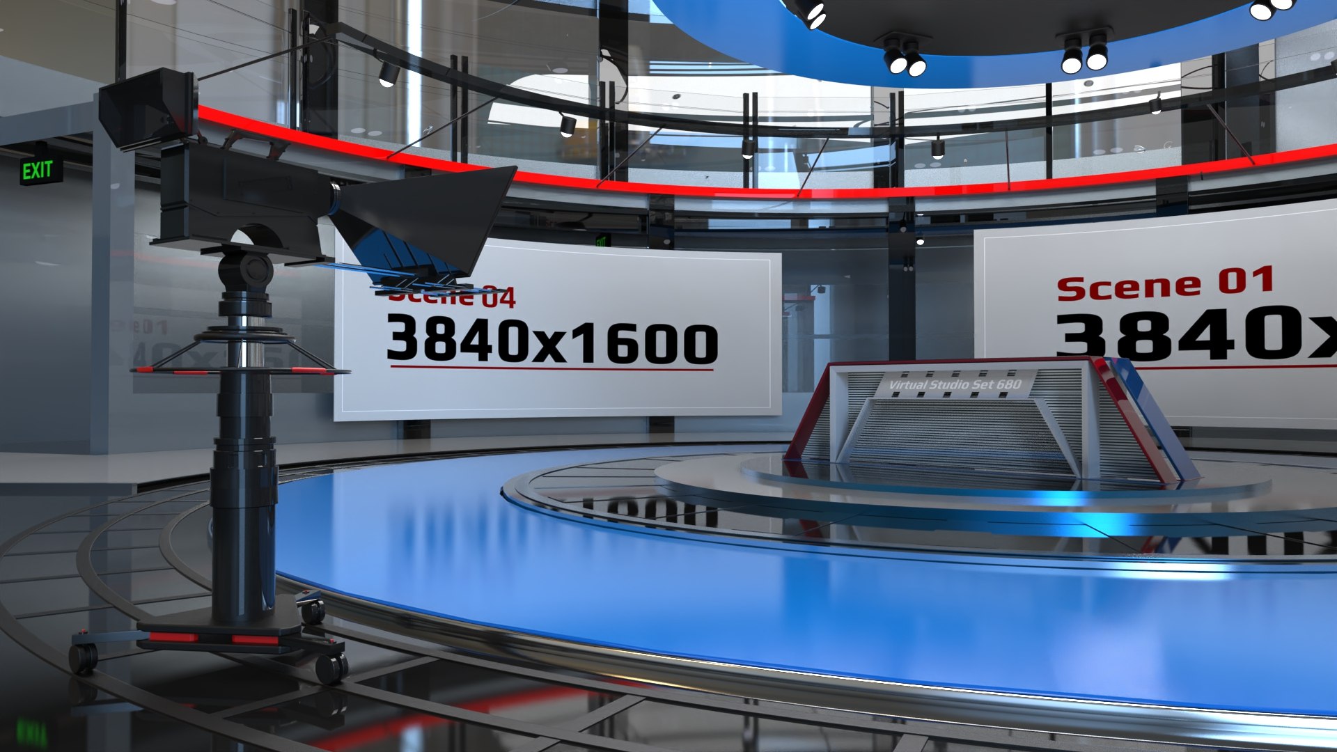 Virtual Studio Set 680 3D - TurboSquid 1759941