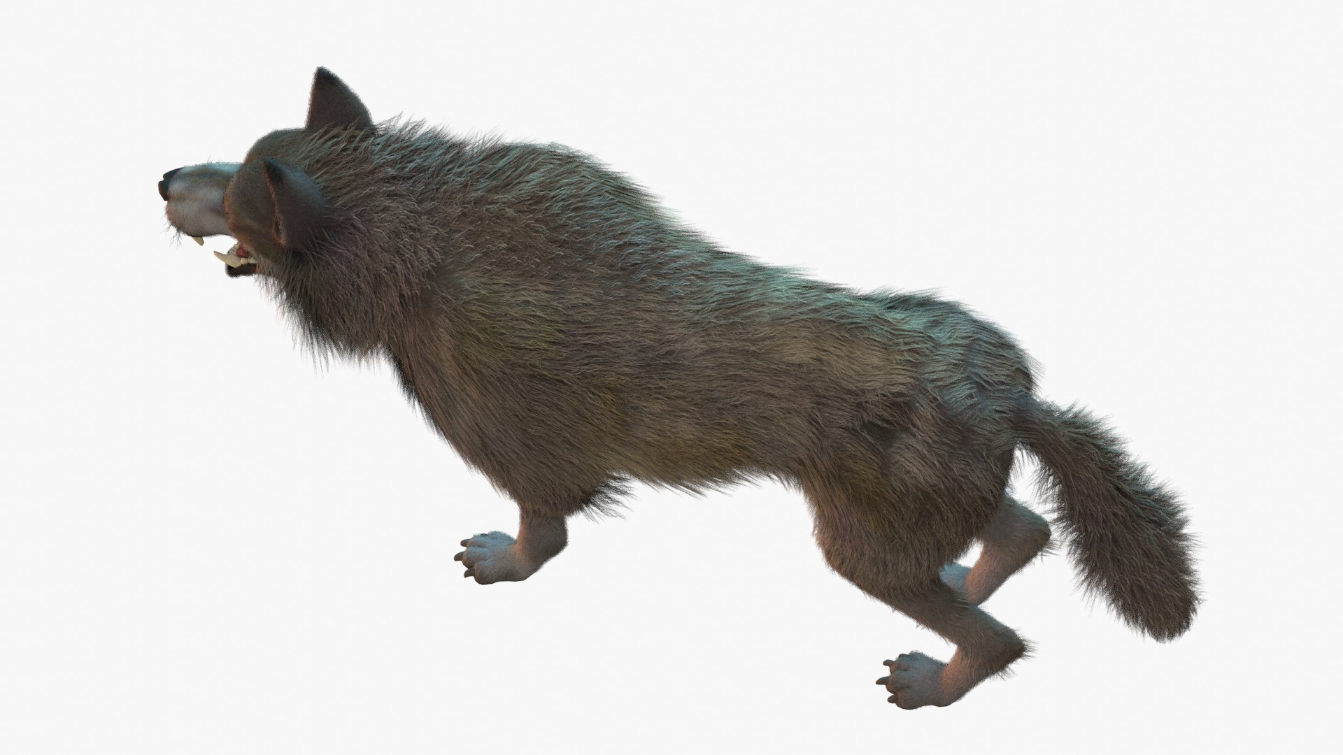 3D Wolf Rigged - TurboSquid 1766078