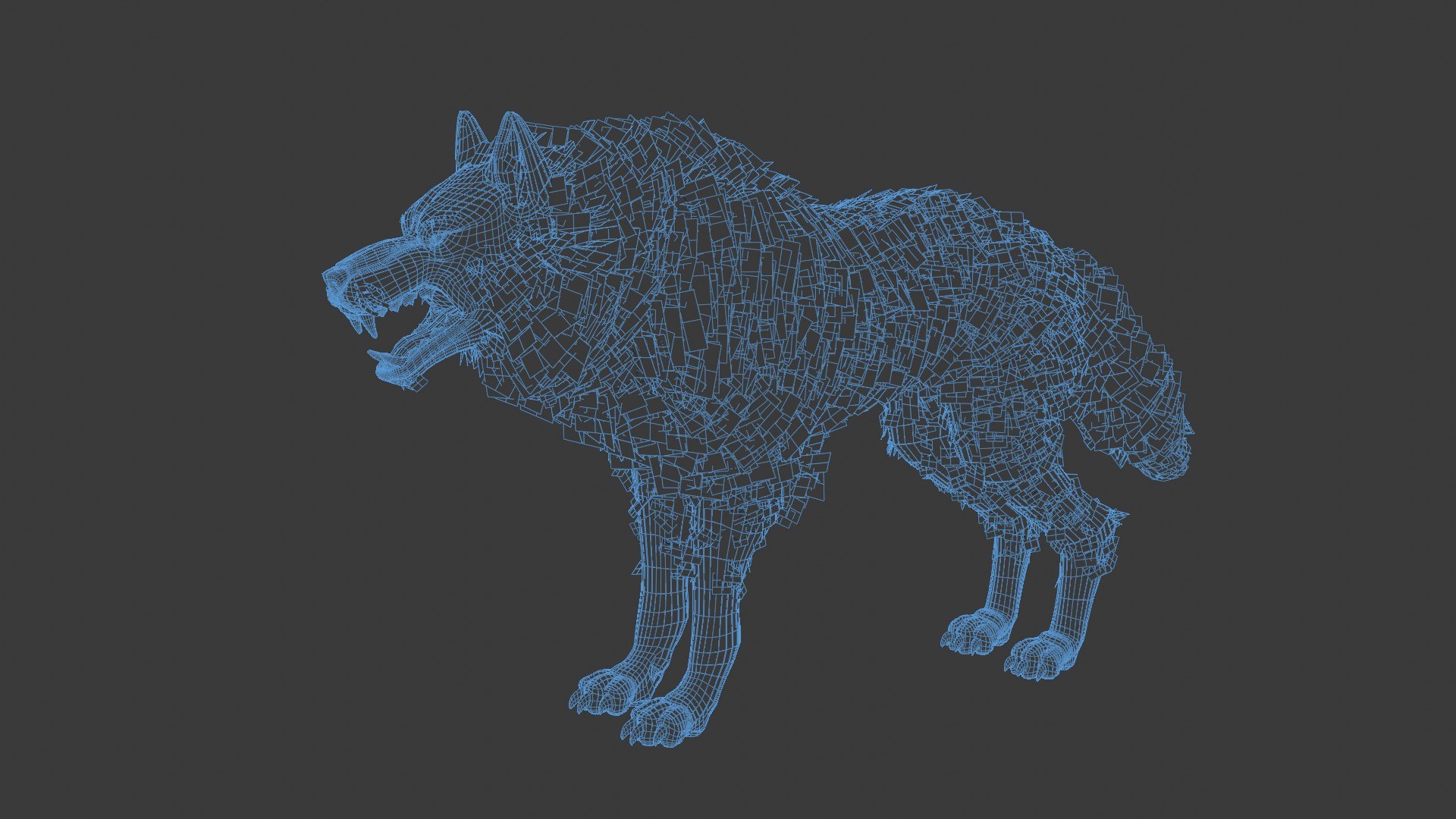 3D Wolf Rigged - TurboSquid 1766078