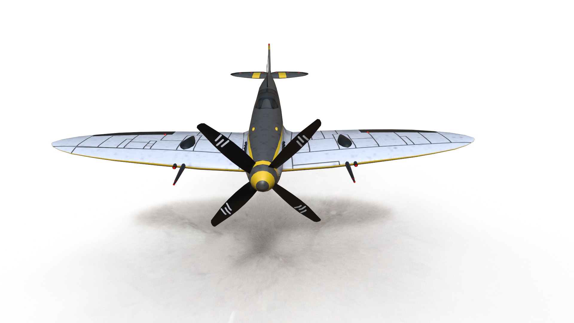 Low Poly Super Spitfire With 4K PBR Texture 3D - TurboSquid 2166997