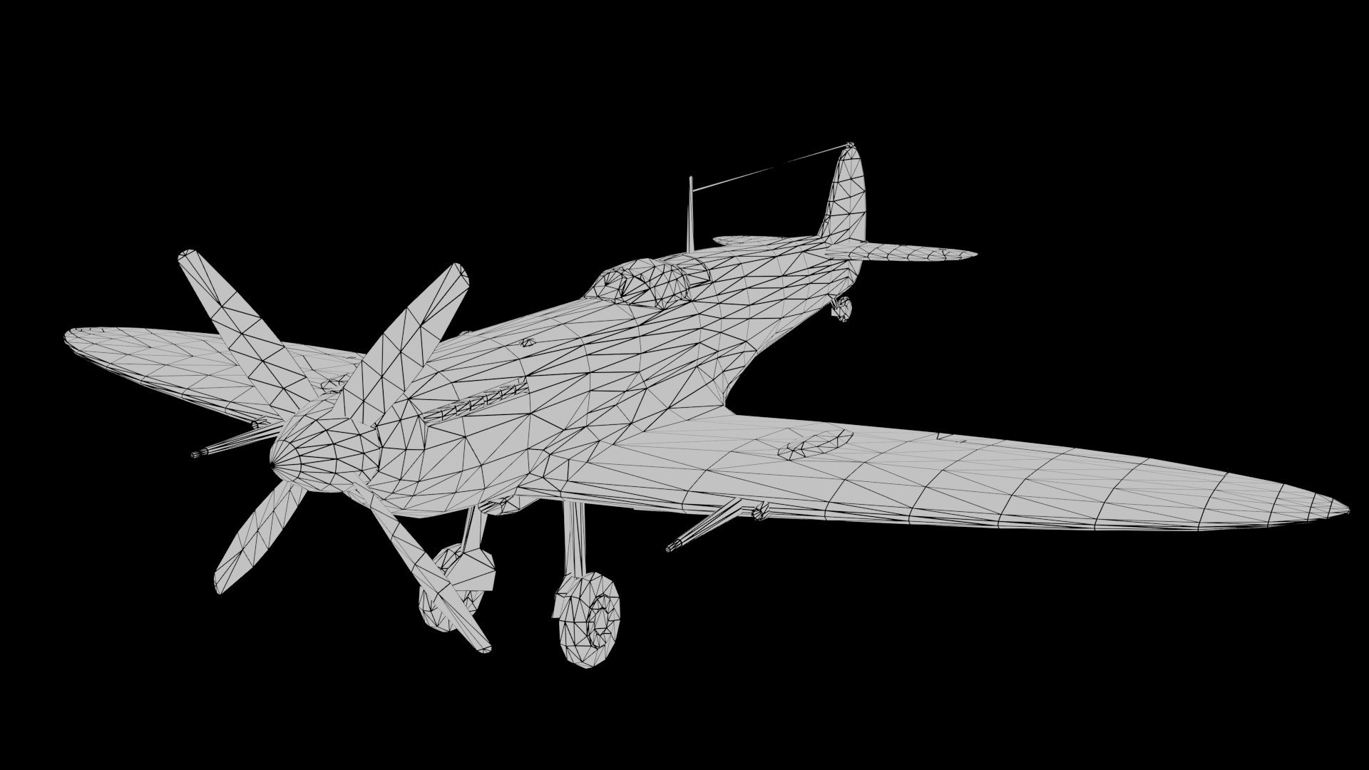 Low Poly Super Spitfire With 4K PBR Texture 3D - TurboSquid 2166997