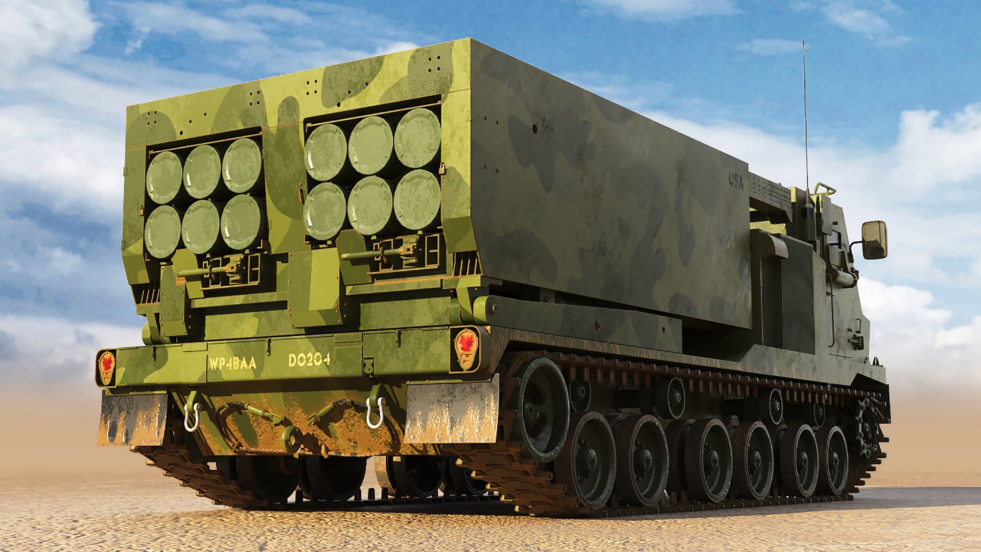 3D M270 Multiple Launch Rocket Model - TurboSquid 1190895