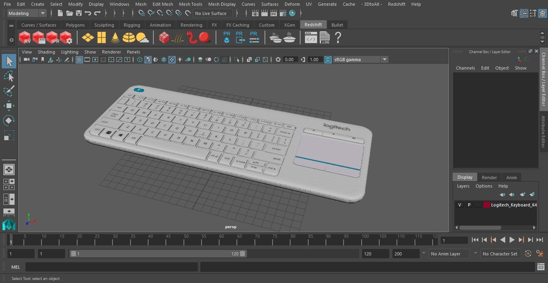 3D model Logitech Keyboard K400 White - TurboSquid 1912230