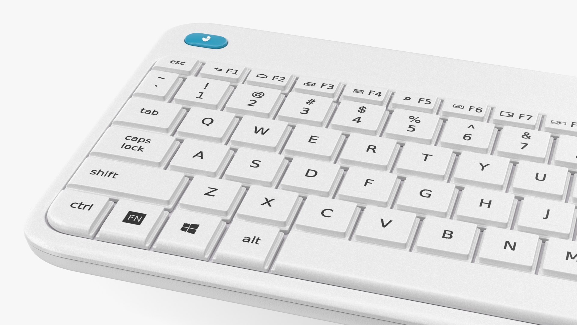 3D model Logitech Keyboard K400 White - TurboSquid 1912230