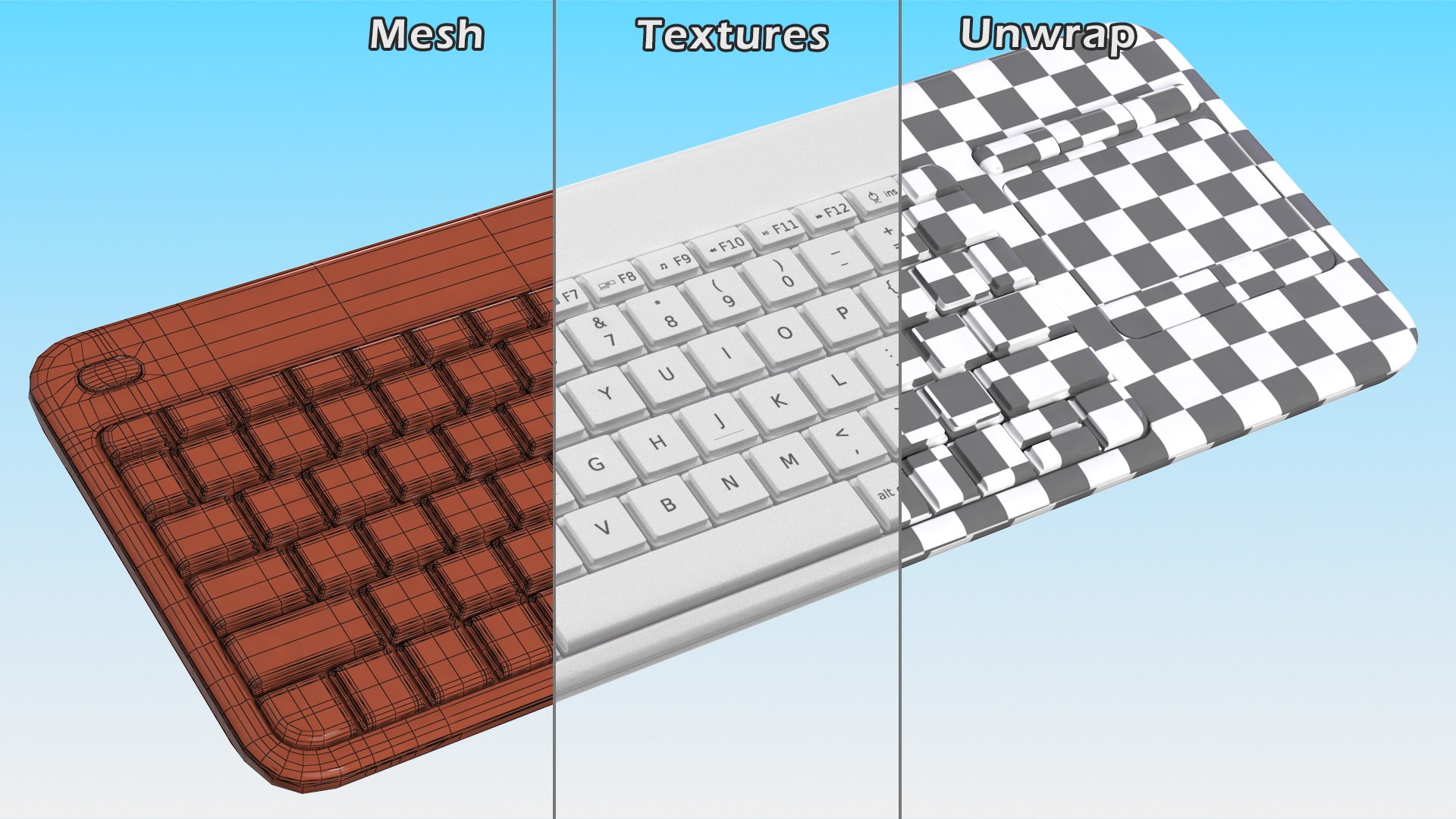 3D model Logitech Keyboard K400 White - TurboSquid 1912230