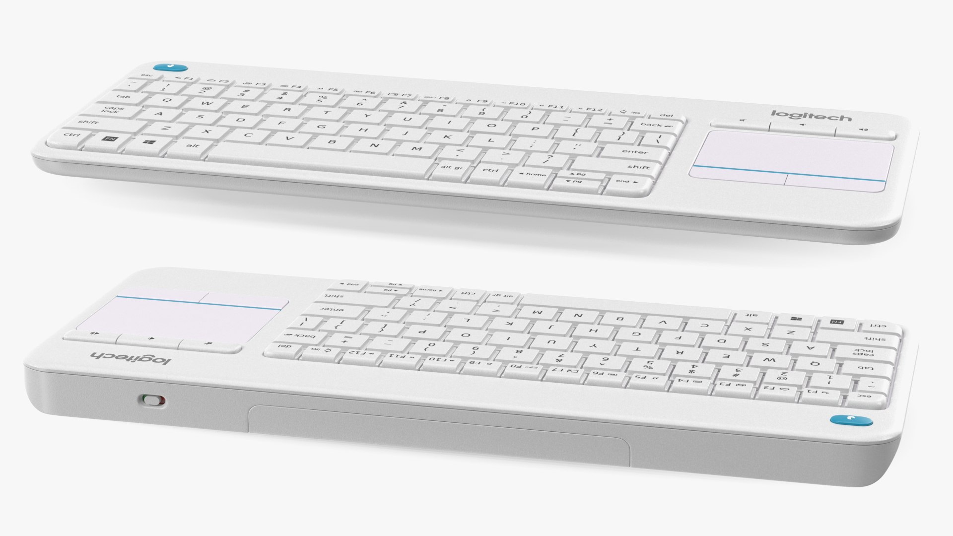 3D model Logitech Keyboard K400 White - TurboSquid 1912230