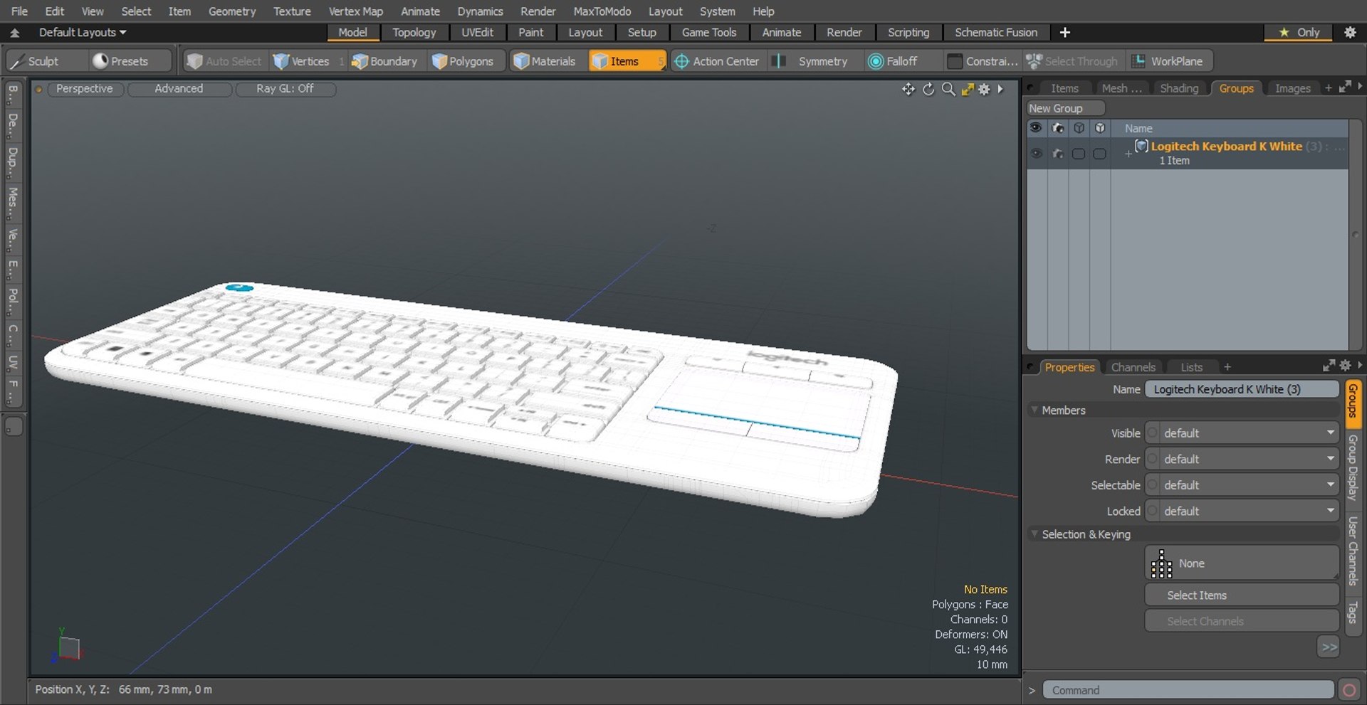 3D model Logitech Keyboard K400 White - TurboSquid 1912230