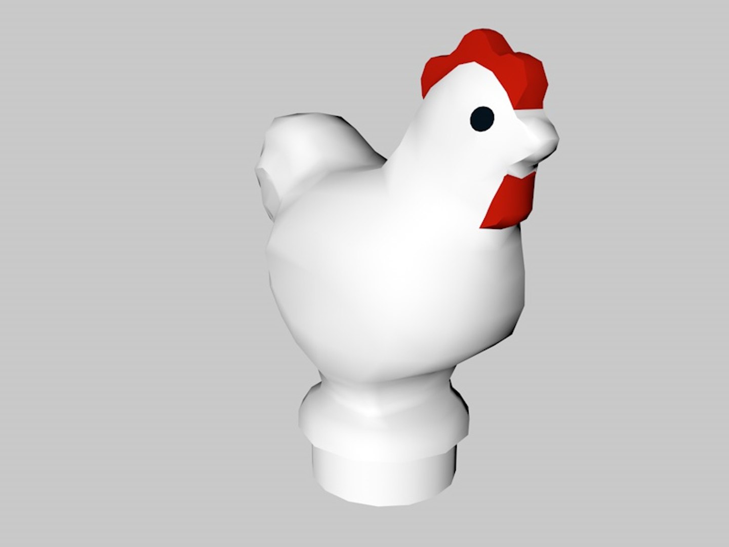 3D Lego Chicken Piece - TurboSquid 1195909